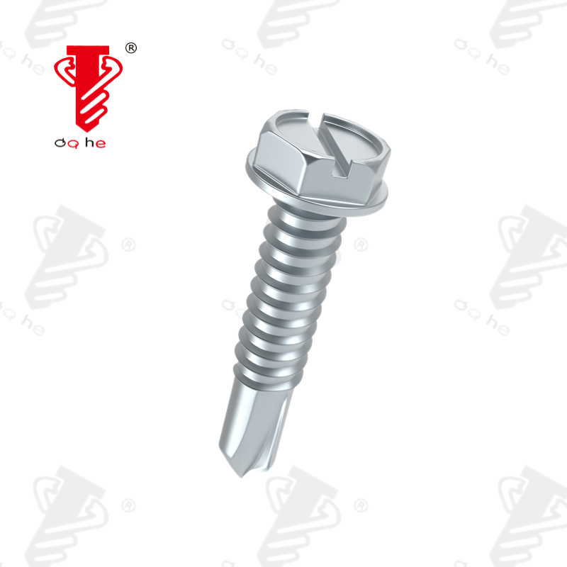 China Slotted Hex Washer Head self drilling screws factory and ...